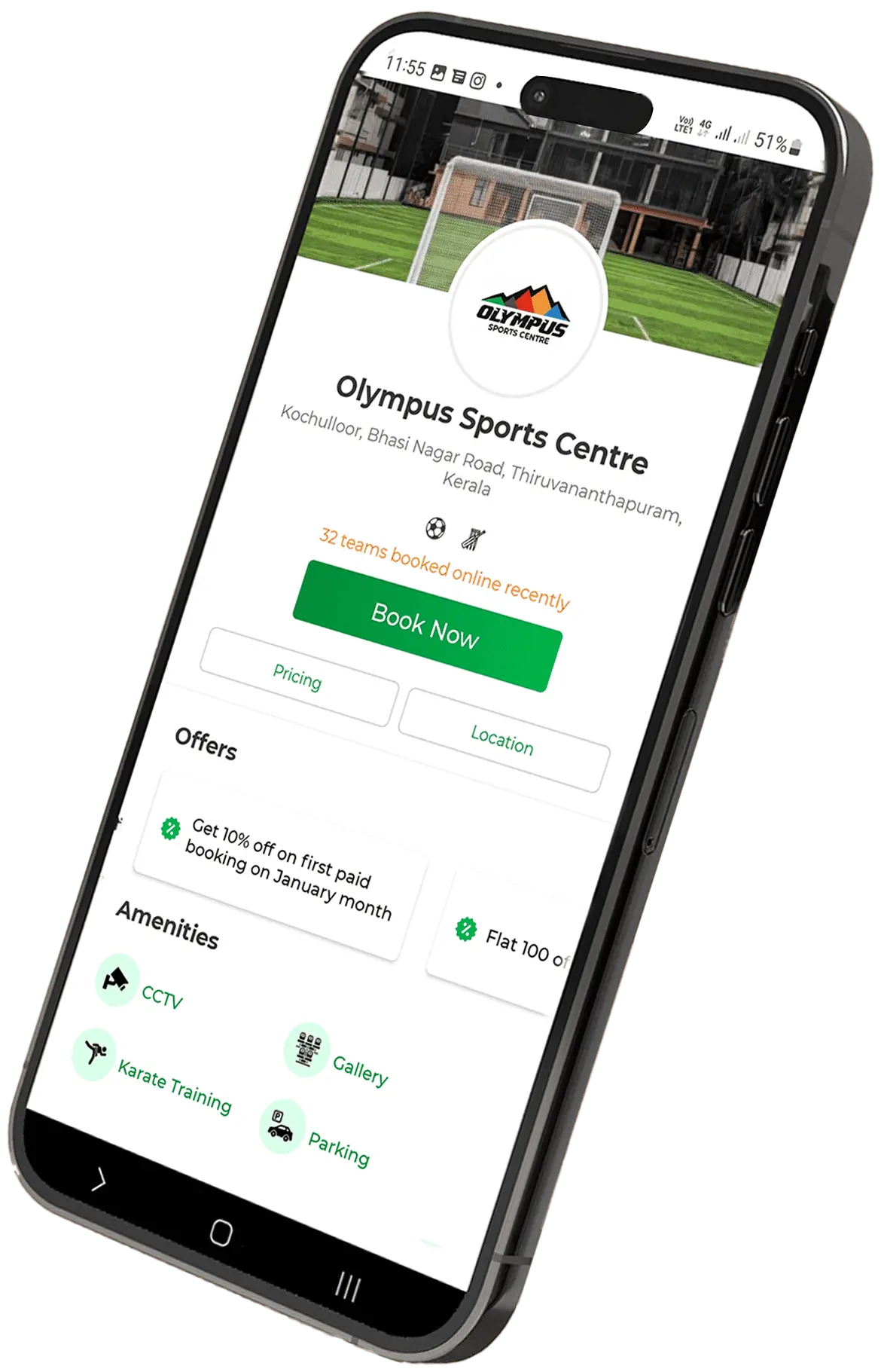 Find and Book Your Nearby Turf | Sports Ground Online Booking